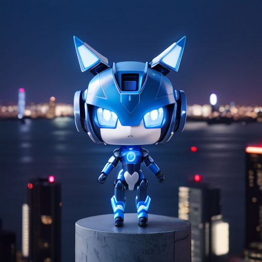 The Blue Robot Defender | Story.com