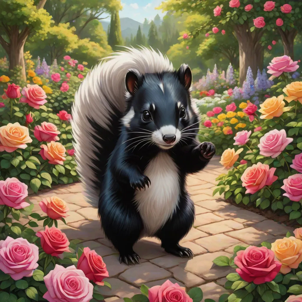 Shelby the Skunk's Rose Garden | Story.com