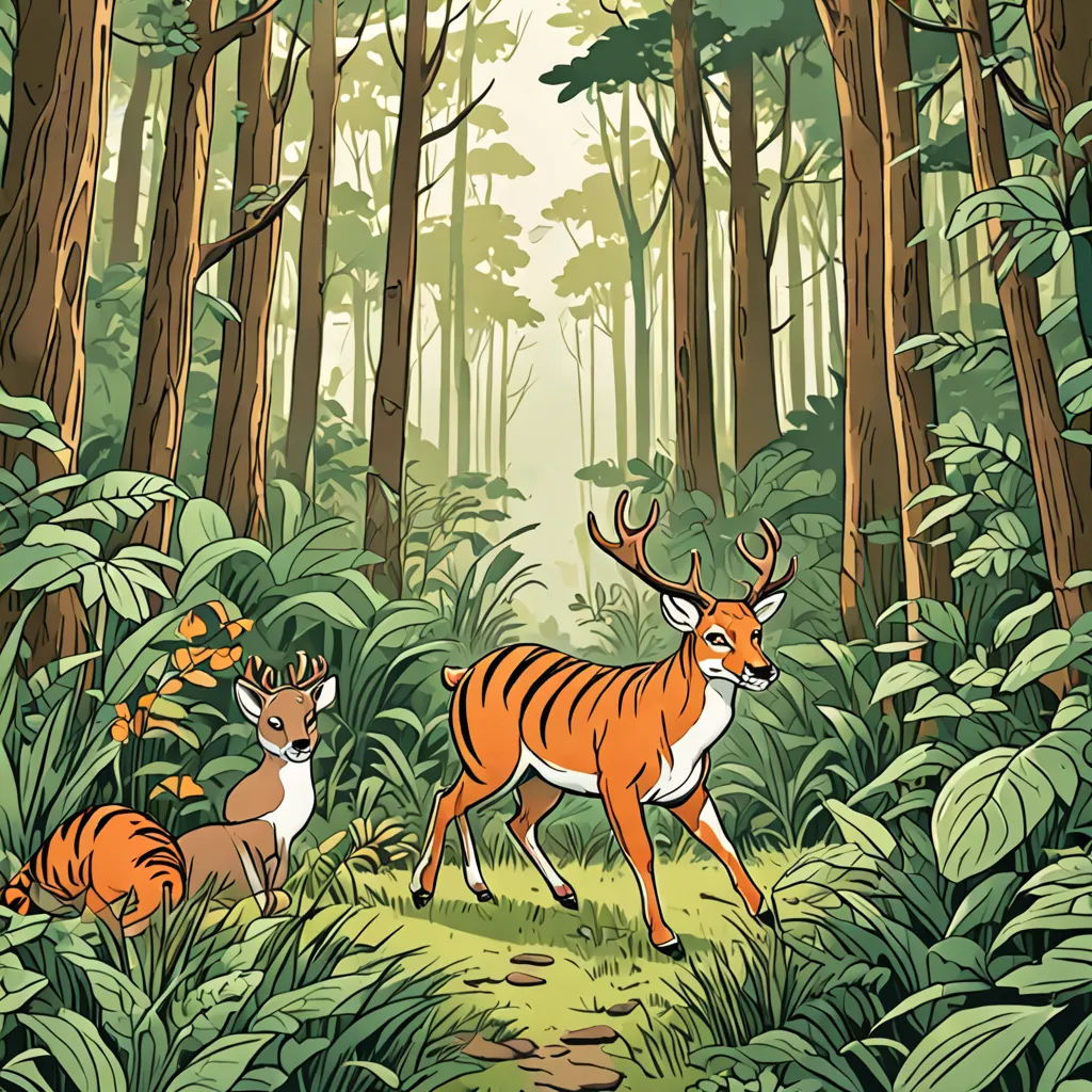The Clever Deer and the Hungry Tiger | Story.com