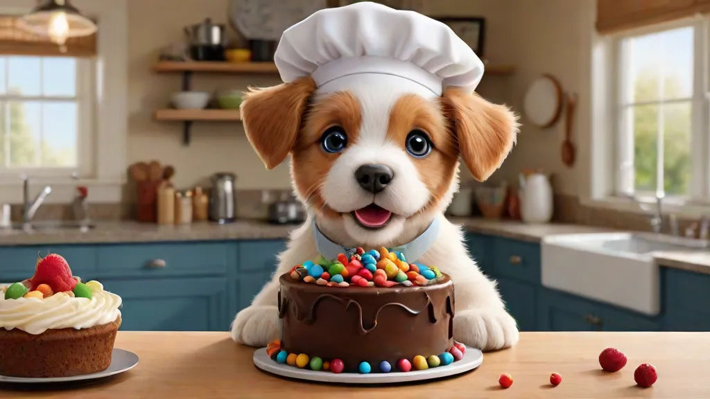 Watch:Puppy Chef's Kitchen Adventures | AI Children’s Videos | Story.com