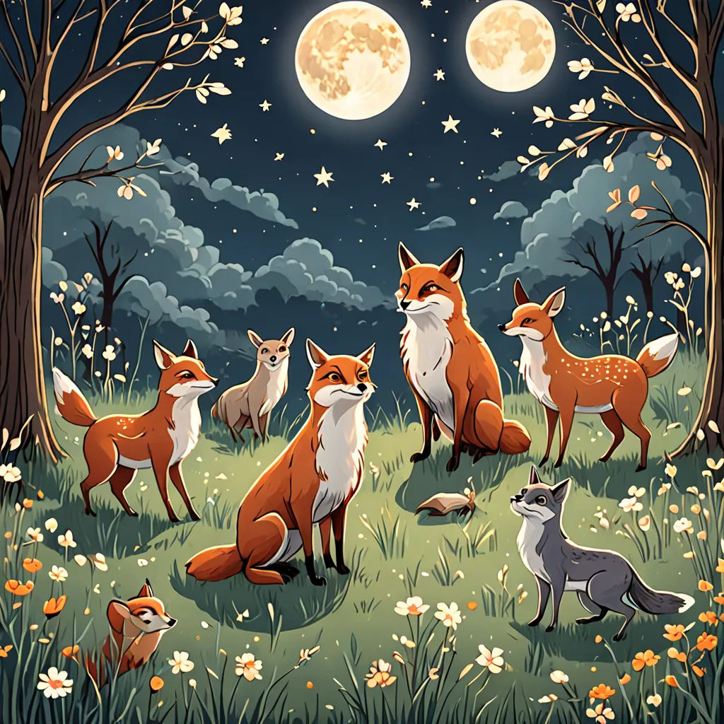 Moonbeam Meadow Nocturne | Story.com