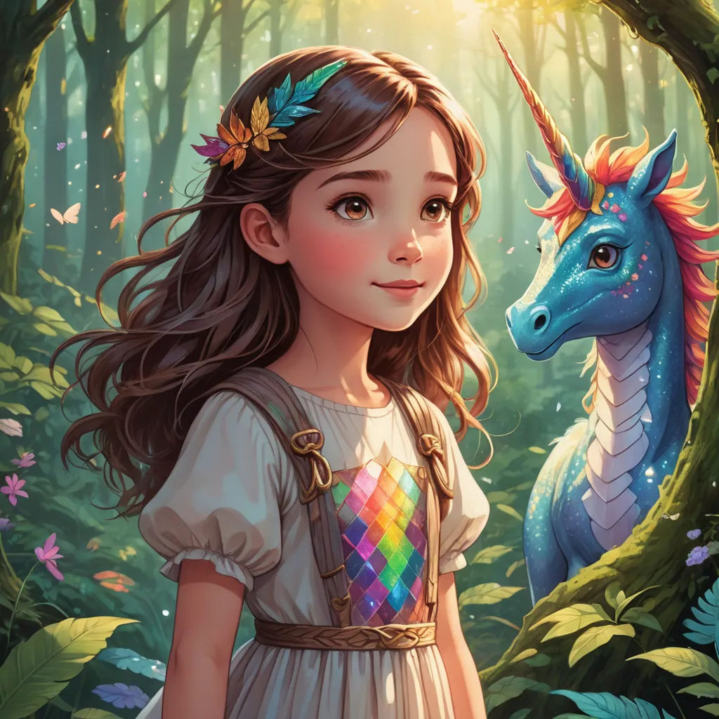 Le Voyage Magique de Léa et le Dragon Arc-en-ciel | Story.com