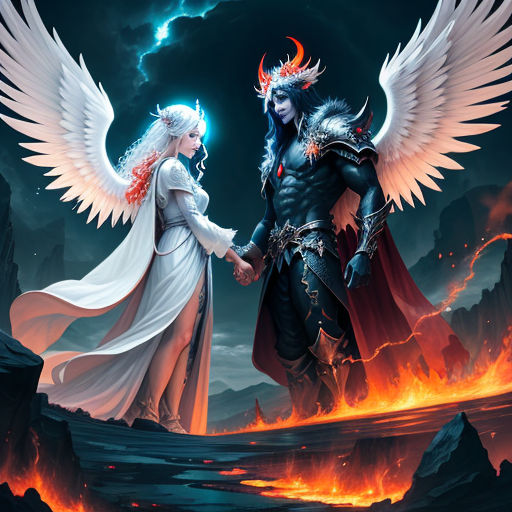 Angel And Demon Love