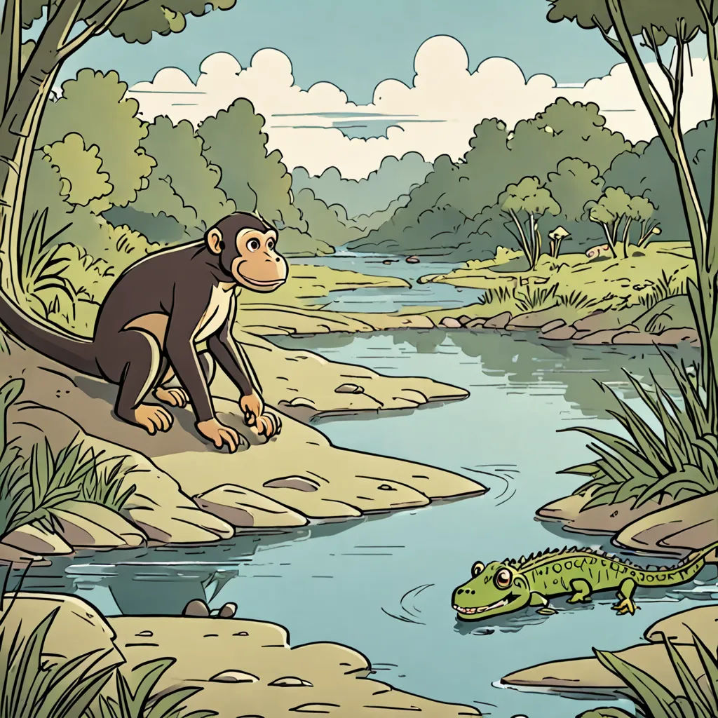 The Clever Monkey and the Greedy Crocodile | Story.com