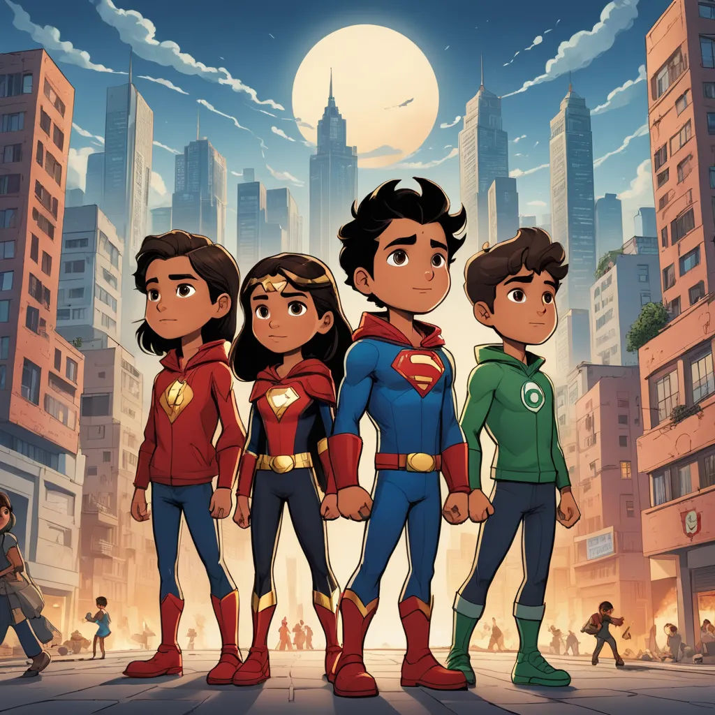 Os Guardiões Mirins: A Liga da Juventude Heroica | Story.com