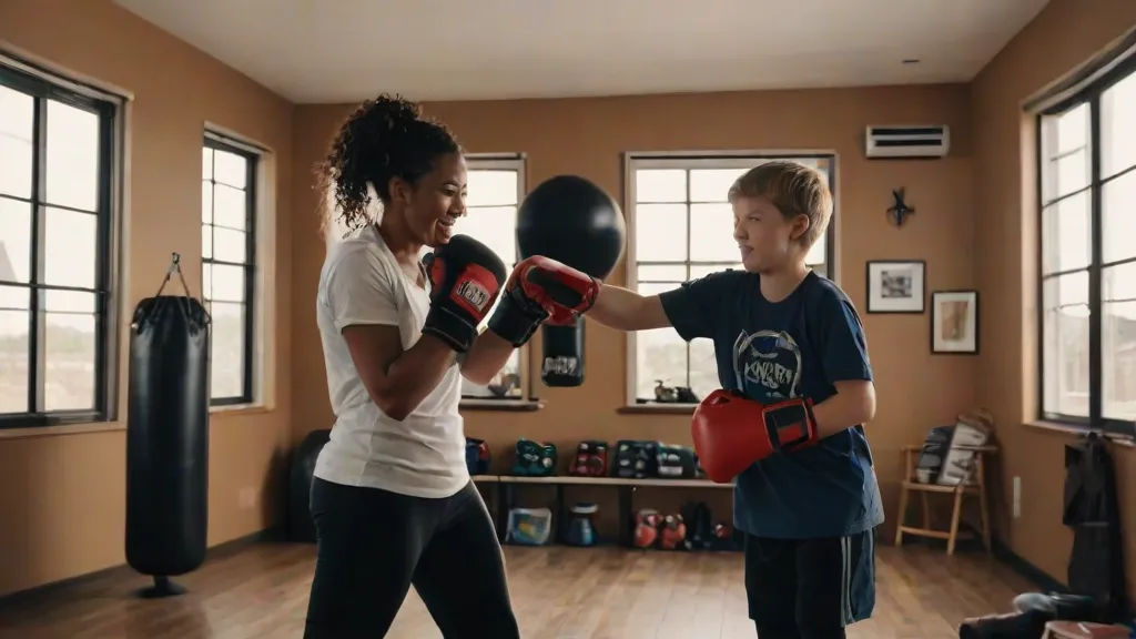 Watch:The Boxing Match: Mom vs Young Son | AI Sports Videos | Story.com