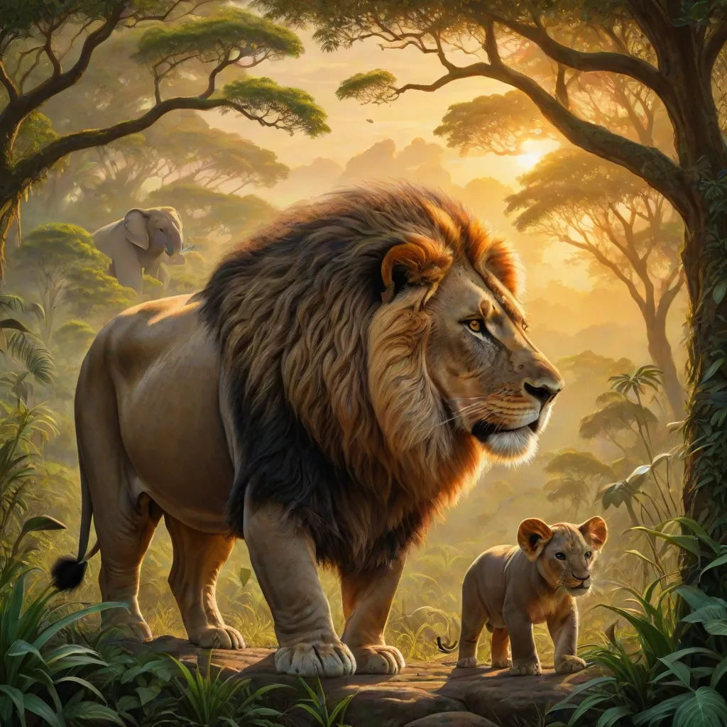 The Proud Lion and the Wise Elephant | Story.com