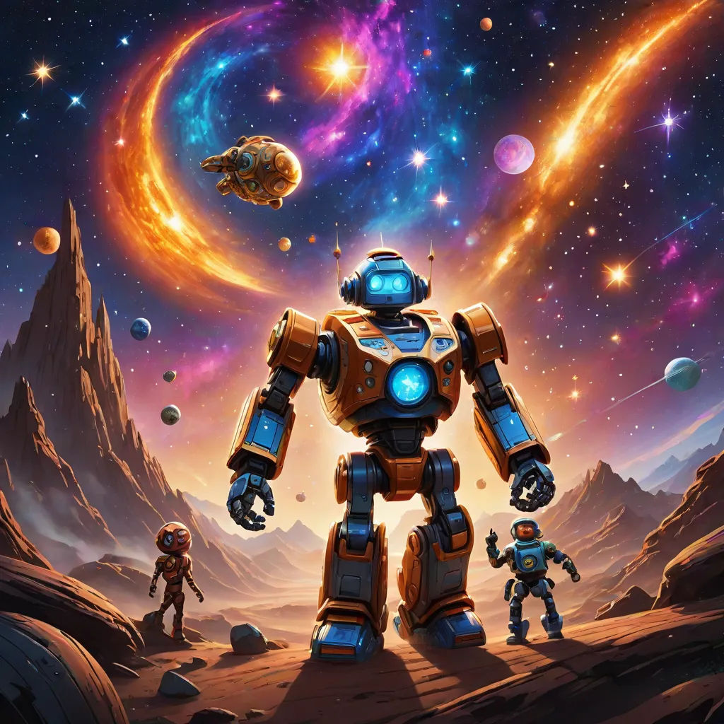 The Great Galactic Adventure: Exploring the Stars with Robo-Friend ...