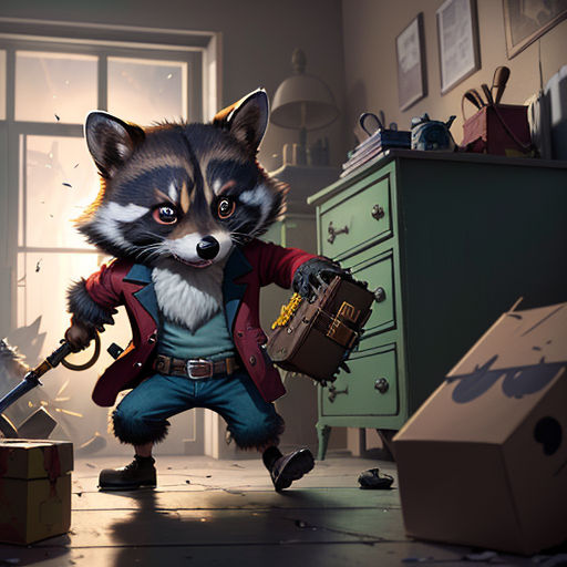 Rigby Rocket Raccoon