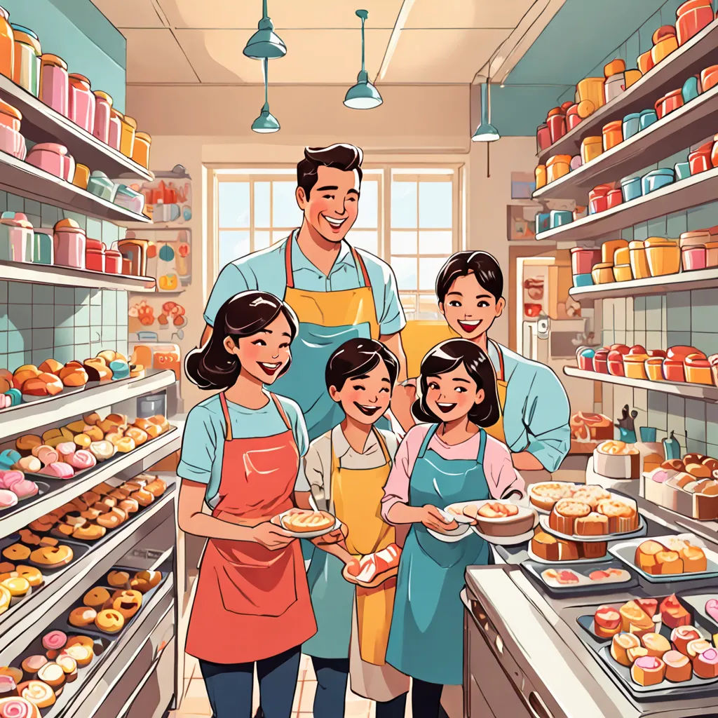 The Sweet Family's Delightful Bakery | Story.com