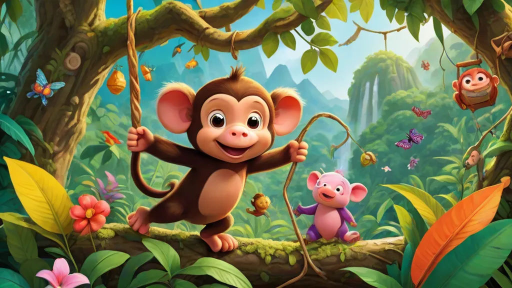Watch:The Adventures of Momo the Monkey and Penelope the Pig | AI ...