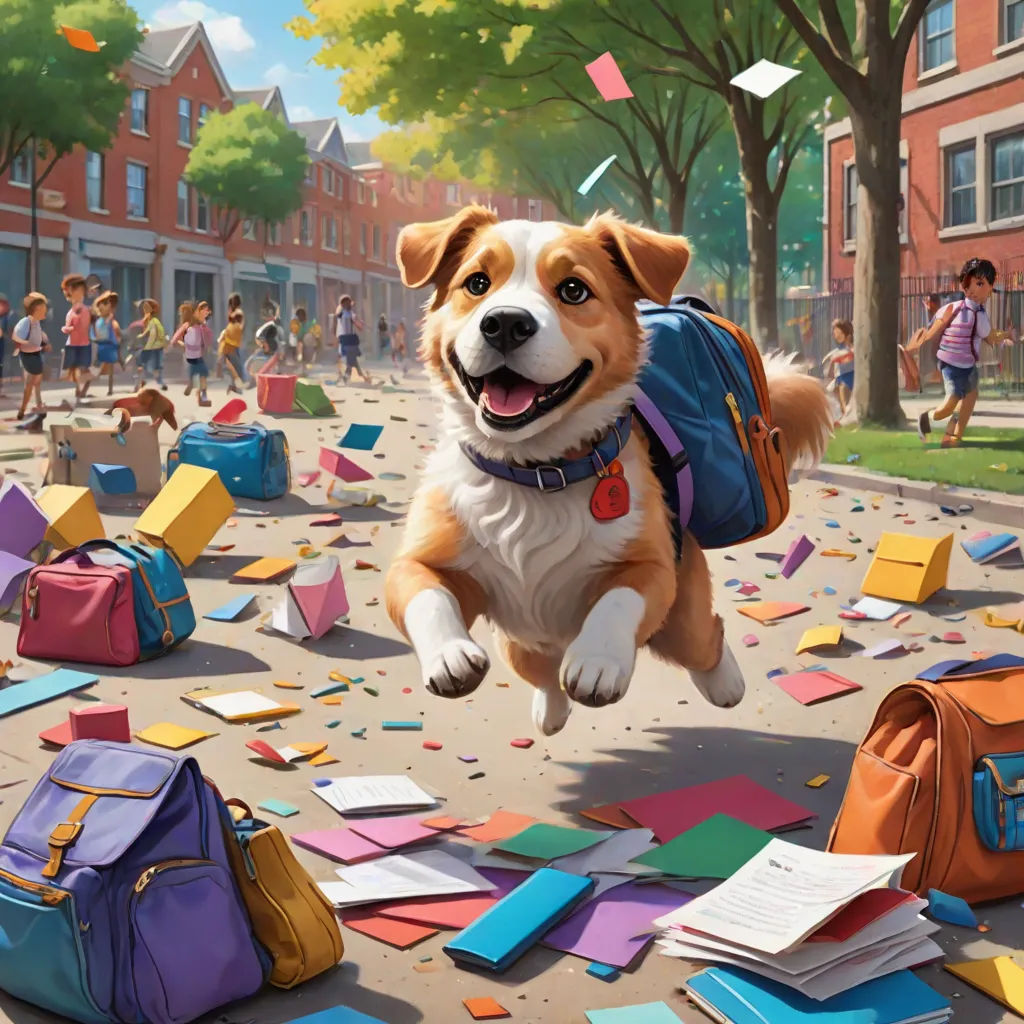 Mail the Clumsy Dog Goes to School | Story.com