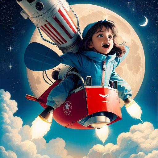 Luna's Imaginary Space Adventure | Story.com