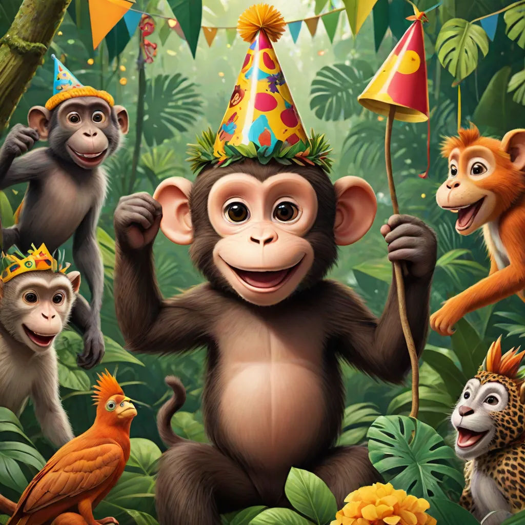 Max the Mischievous Monkey's Jungle Party | Story.com