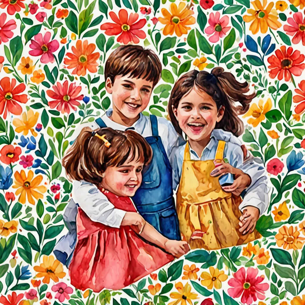 Sibling Watercolor Collaboration | Story.com