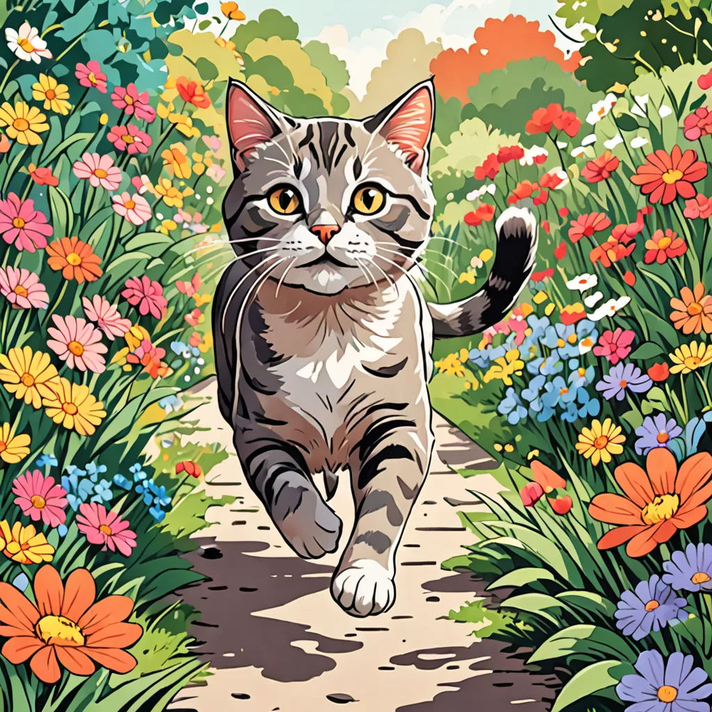 The Cat Ran | Story.com