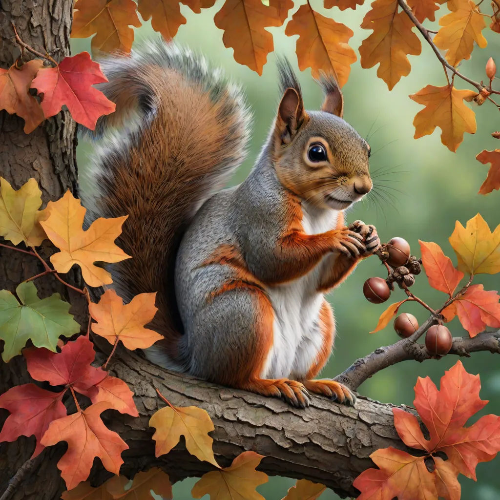 The Squirrel and the Oak Tree | Story.com