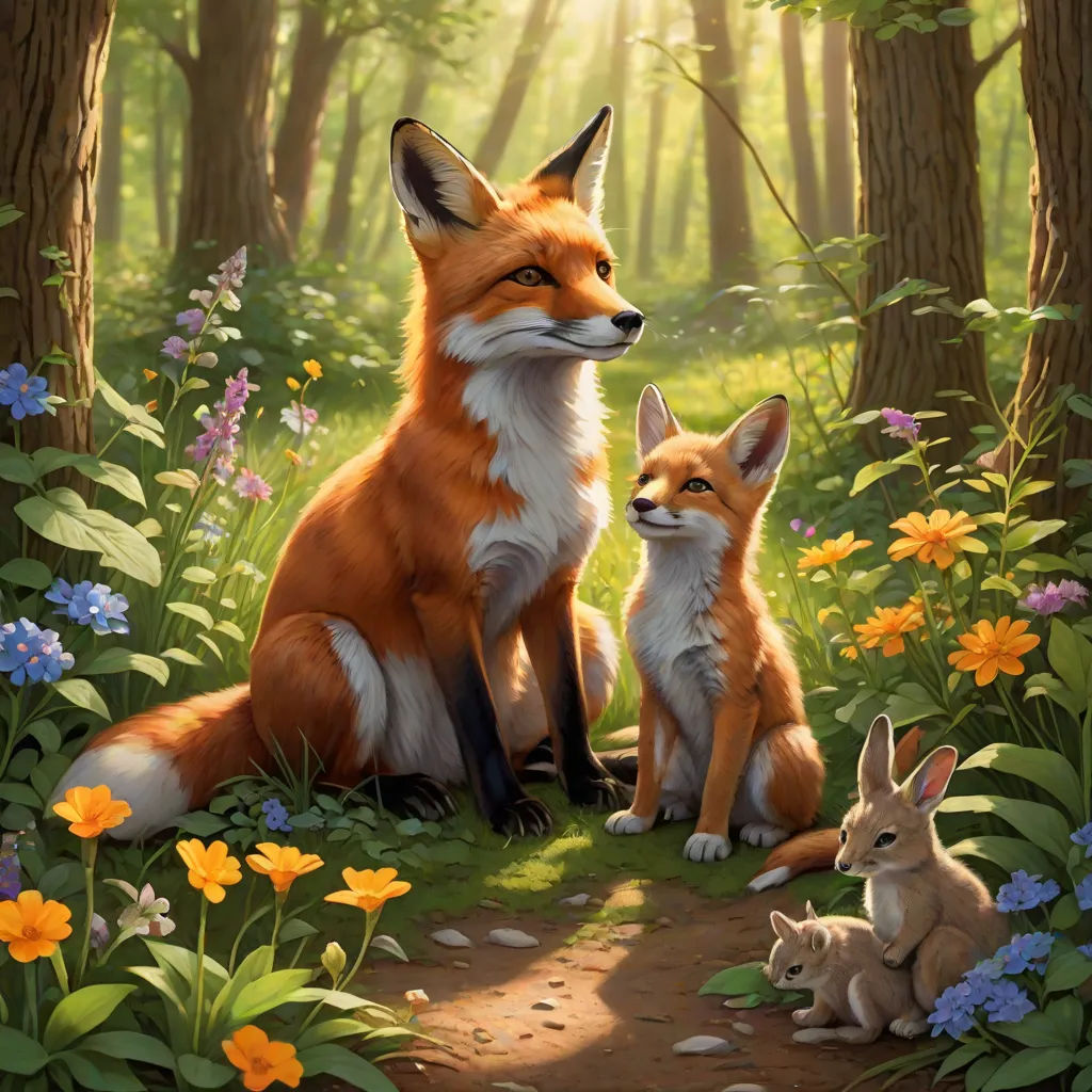 The Adventures of Fox Momma and Her Little Ones | Story.com