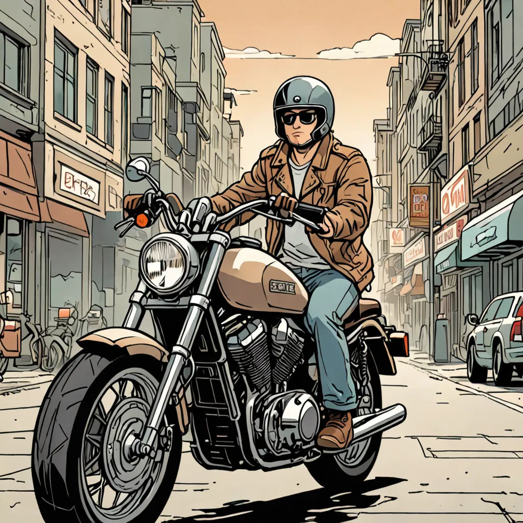 Rex the Chocolate Labrador Biker | Story.com