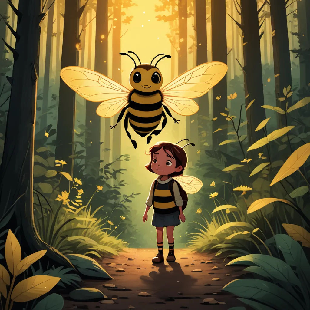 The Friendship of the Bee and the Firefly | Story.com