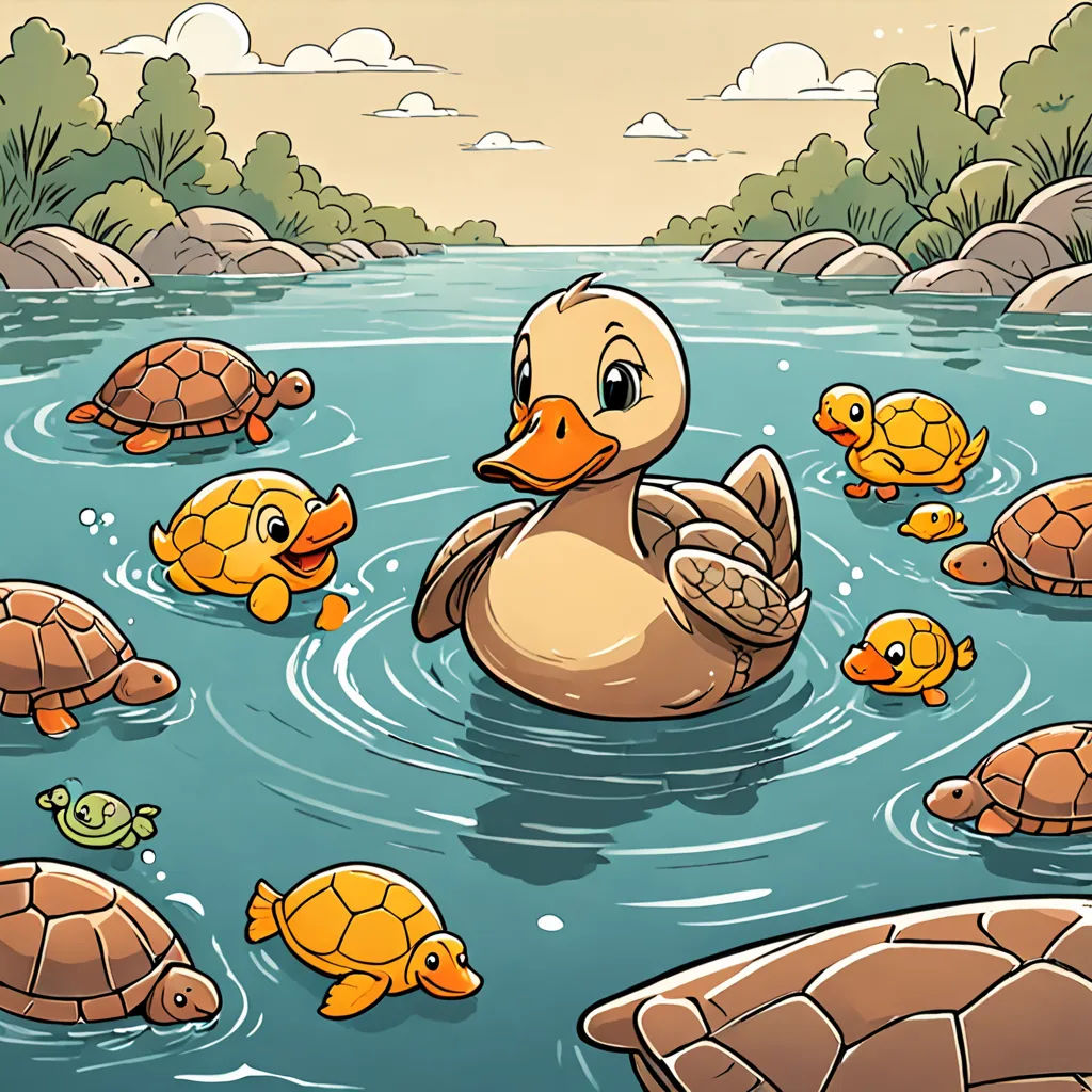 Quacky's First Swim | Story.com