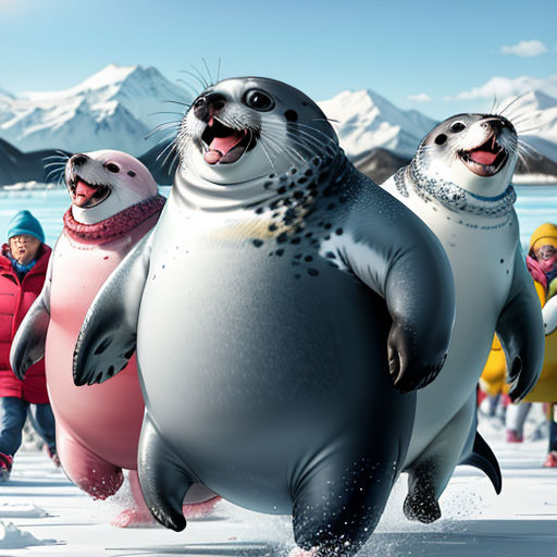 Baby Elephant Seal Happy Feet 2