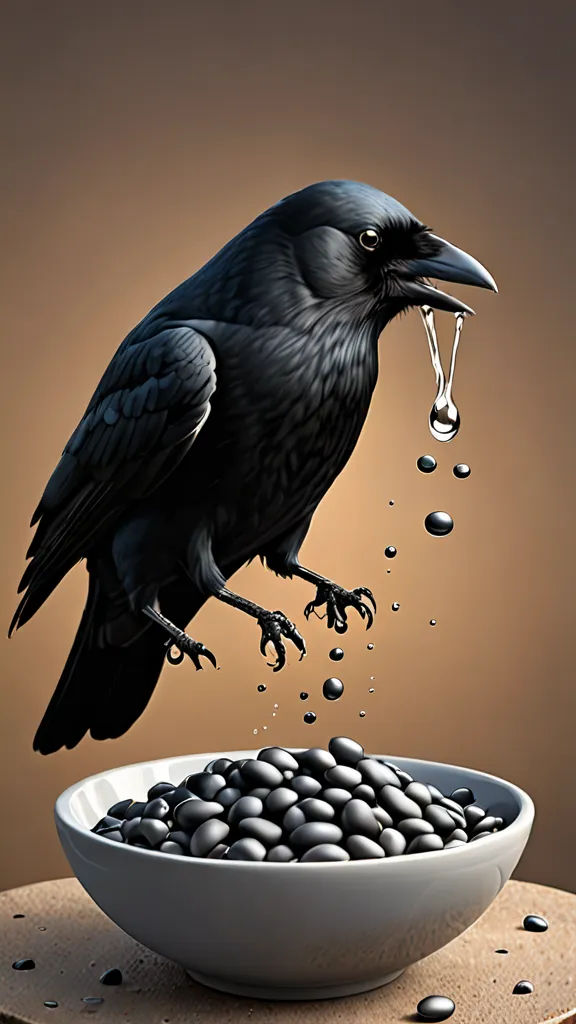 The Thirsty Crow and the Magic Pebbles | Story.com