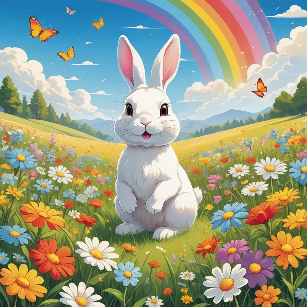 The Rainbow Rabbit's Colorful Adventure | Story.com