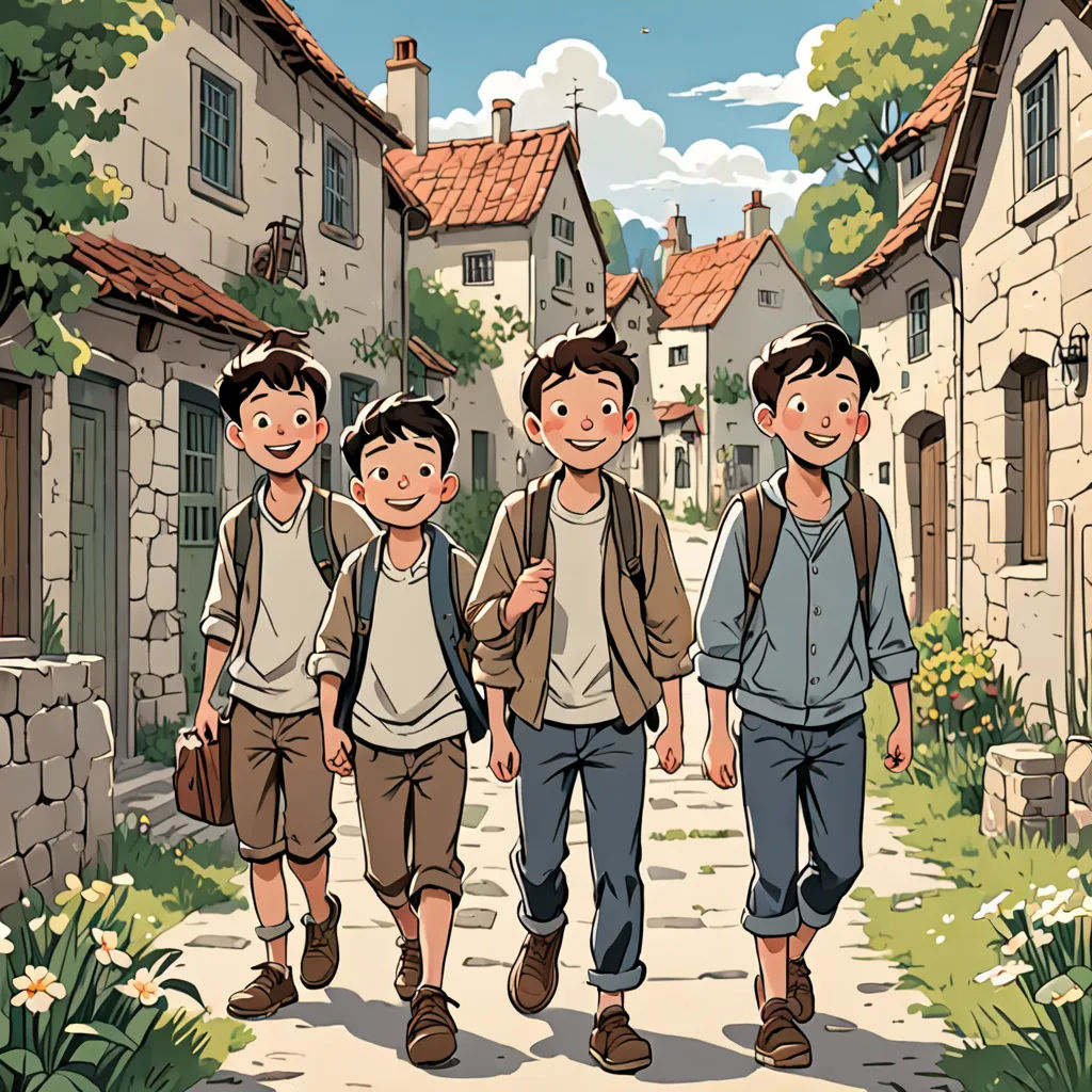 The Four Adventurous Boys | Story.com