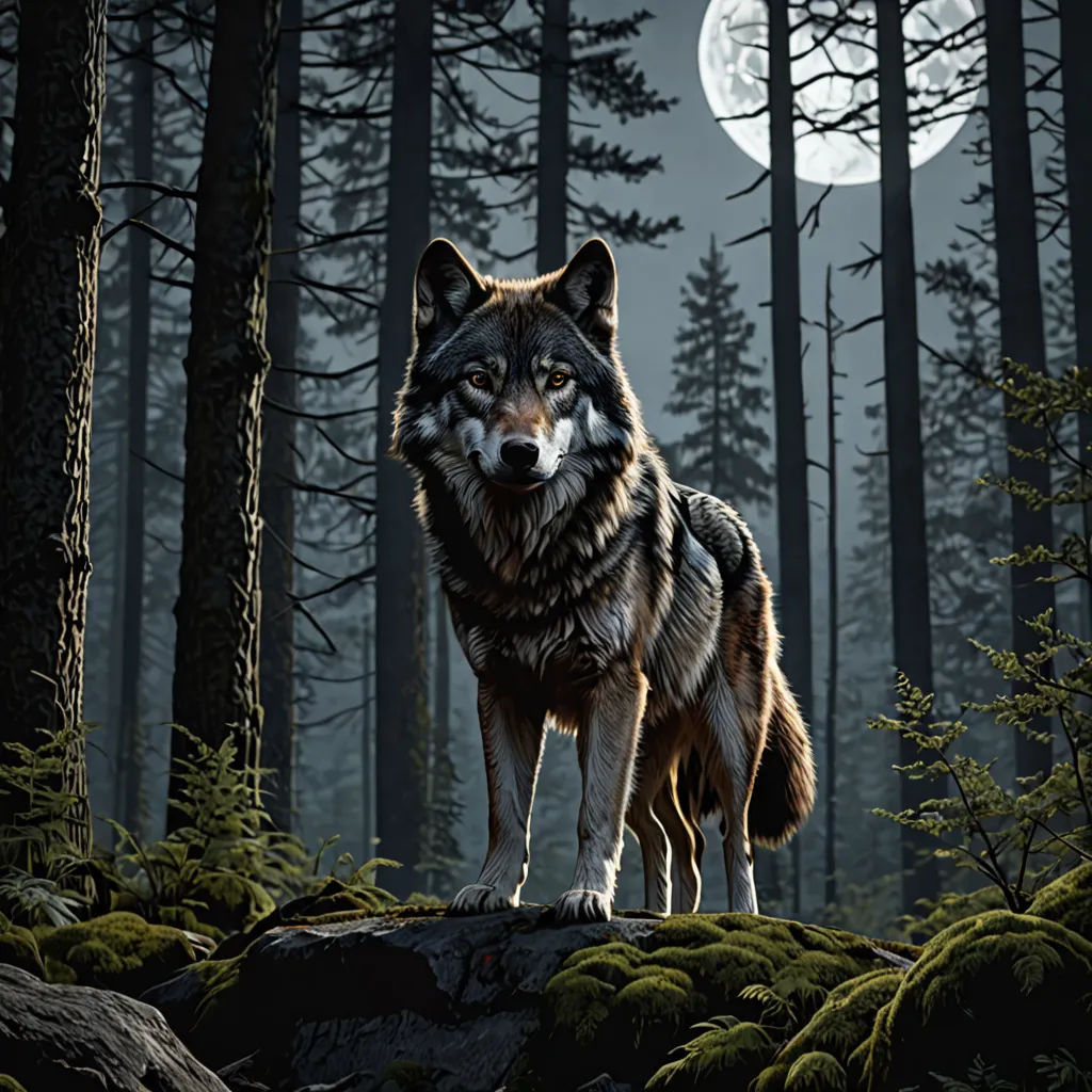 The Lone Wolf in the Forest | Story.com