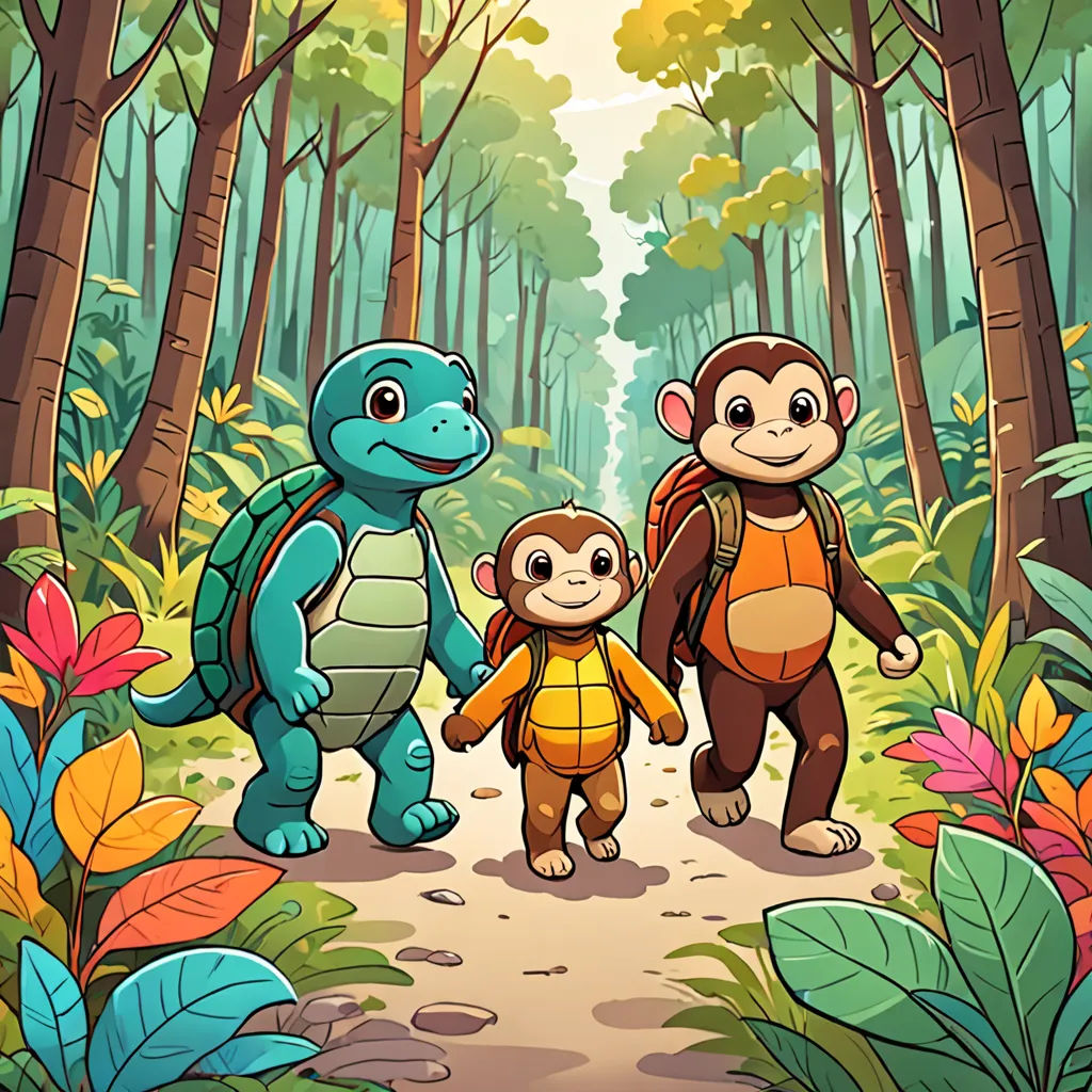 The Turtle and the Monkey | Story.com
