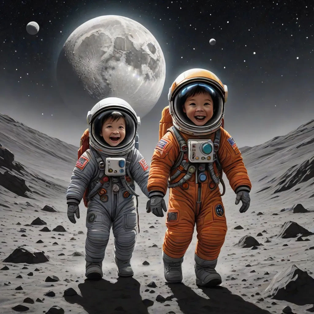 Harriet and Gus on the Moon | Story.com