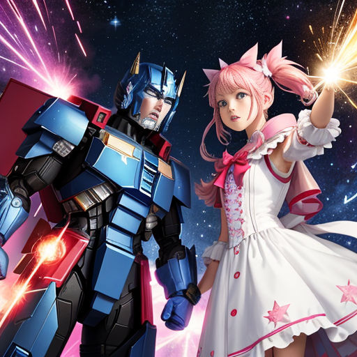 Optimus Prime and Cure Star: A Cosmic Alliance | Story.com