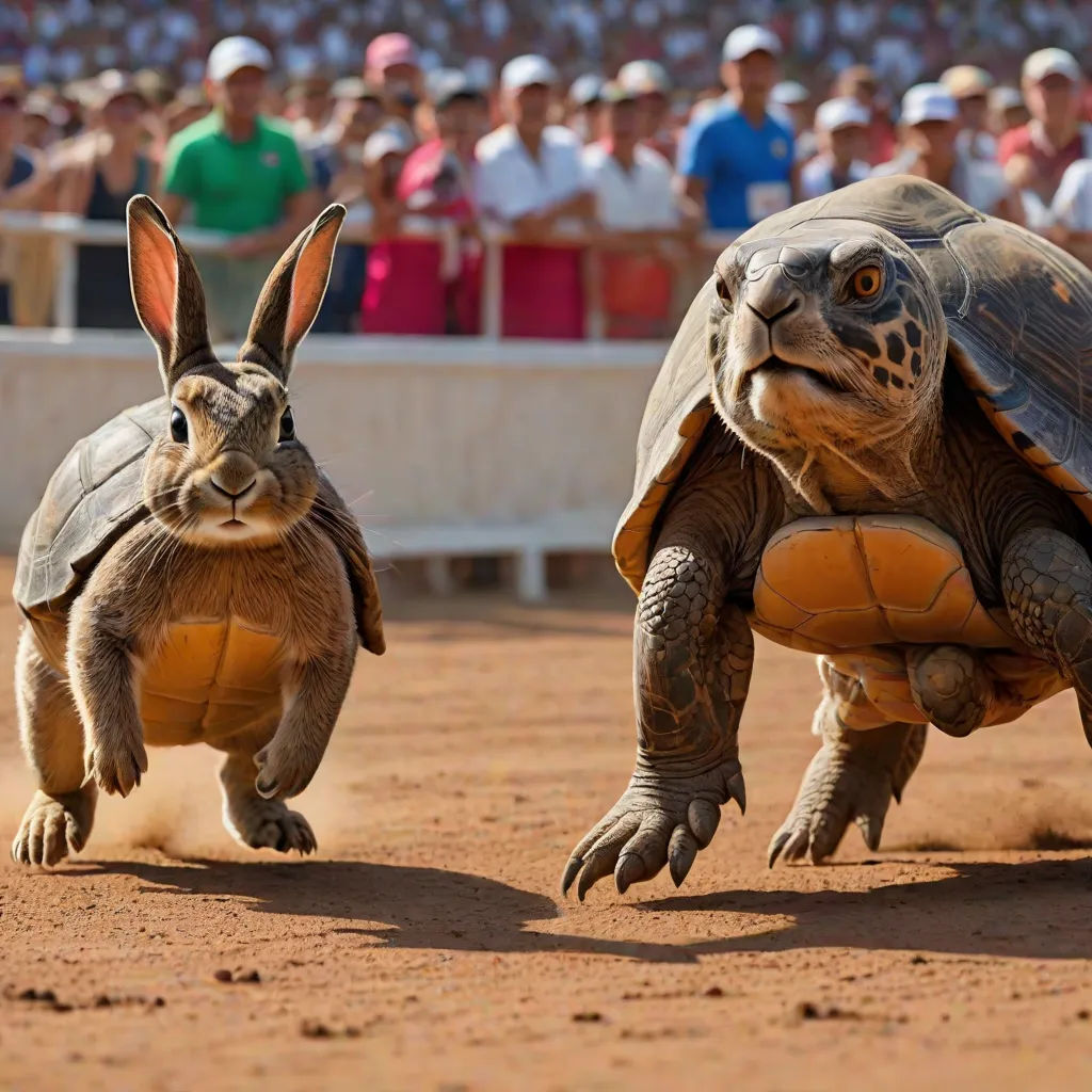 A Speedy Rabbit and a Slow Tortoise | Story.com