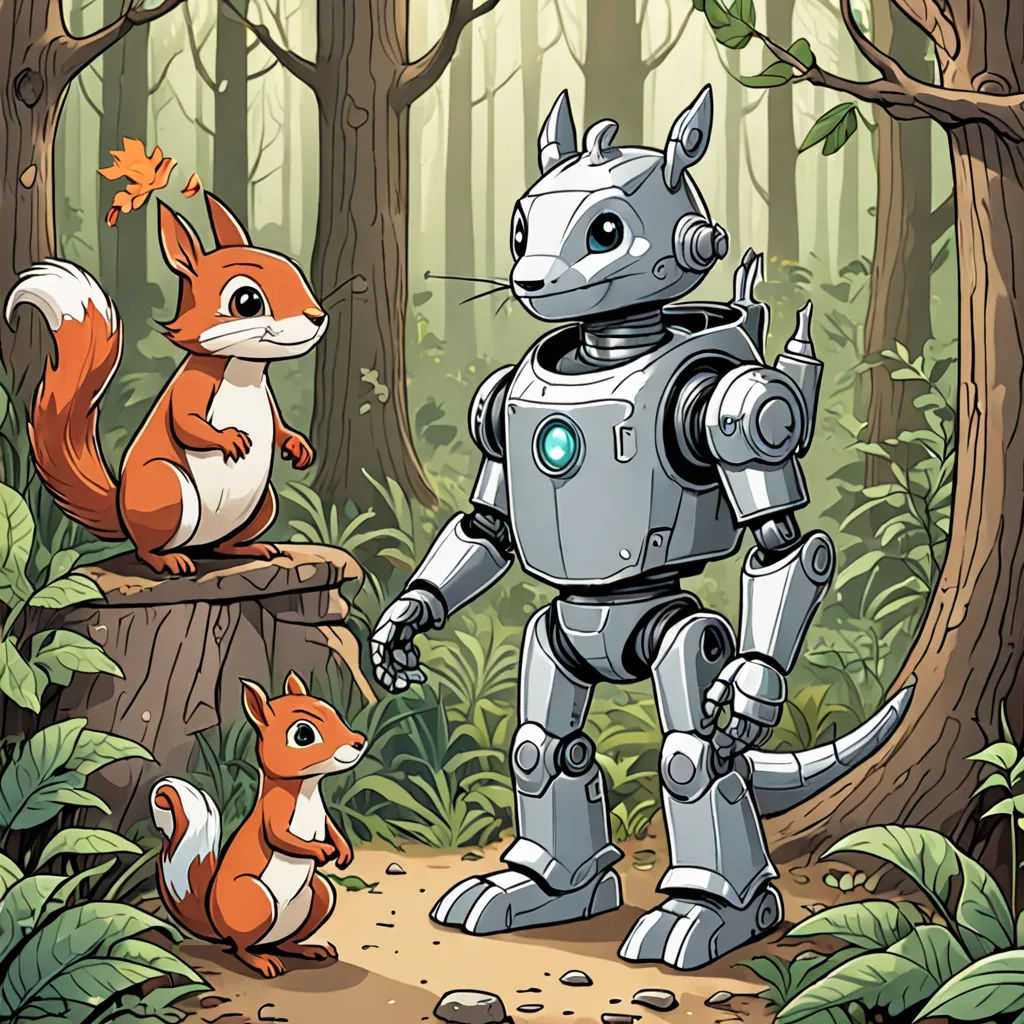 The Enchanted Adventure of Sparkle the Curious Robot | Story.com