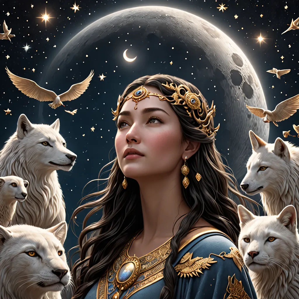The Creation of the Moon Goddess | Story.com