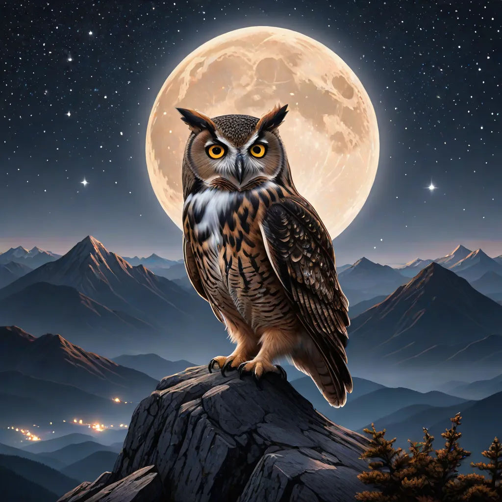 The Wise Owl and the Night Sky | Story.com
