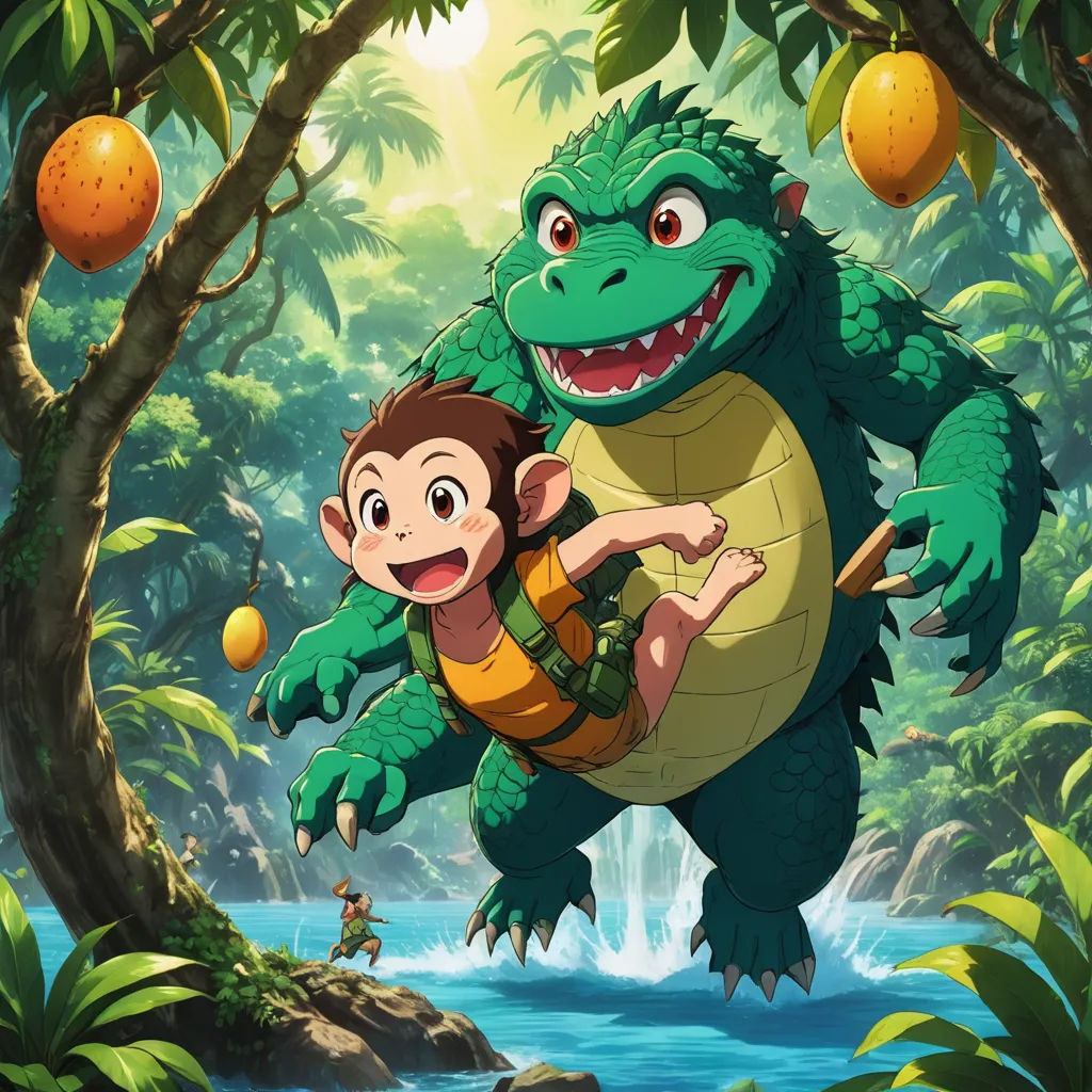 The Monkey and the Crocodile | Story.com