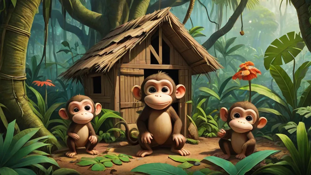 Watch:The Three Little Monkeys | AI Children’s Videos | Story.com