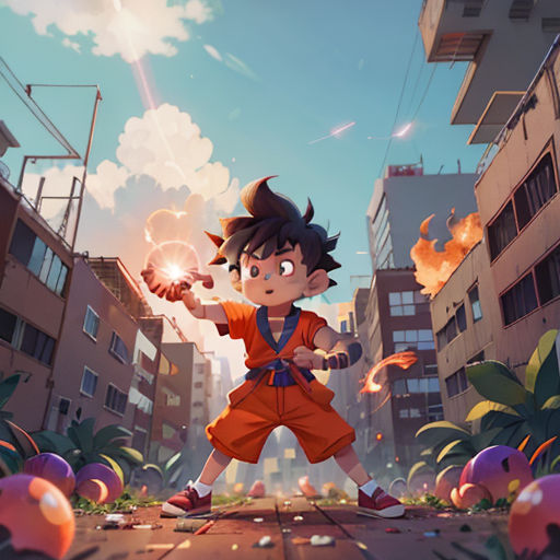 Kid Goku GT vs Super Buu | Story.com