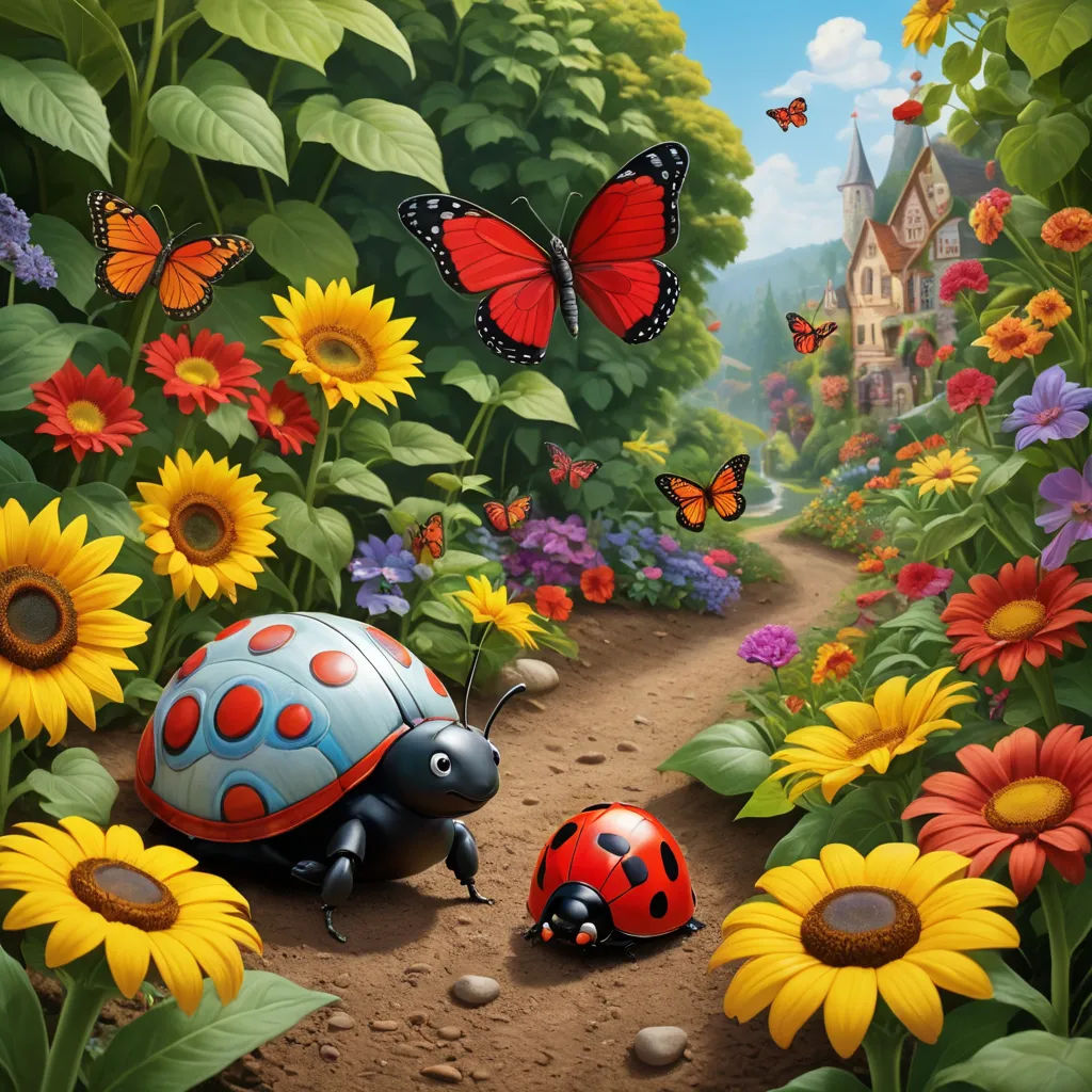 The Butterfly and the Ladybug: Friendship Adventures in the Garden ...