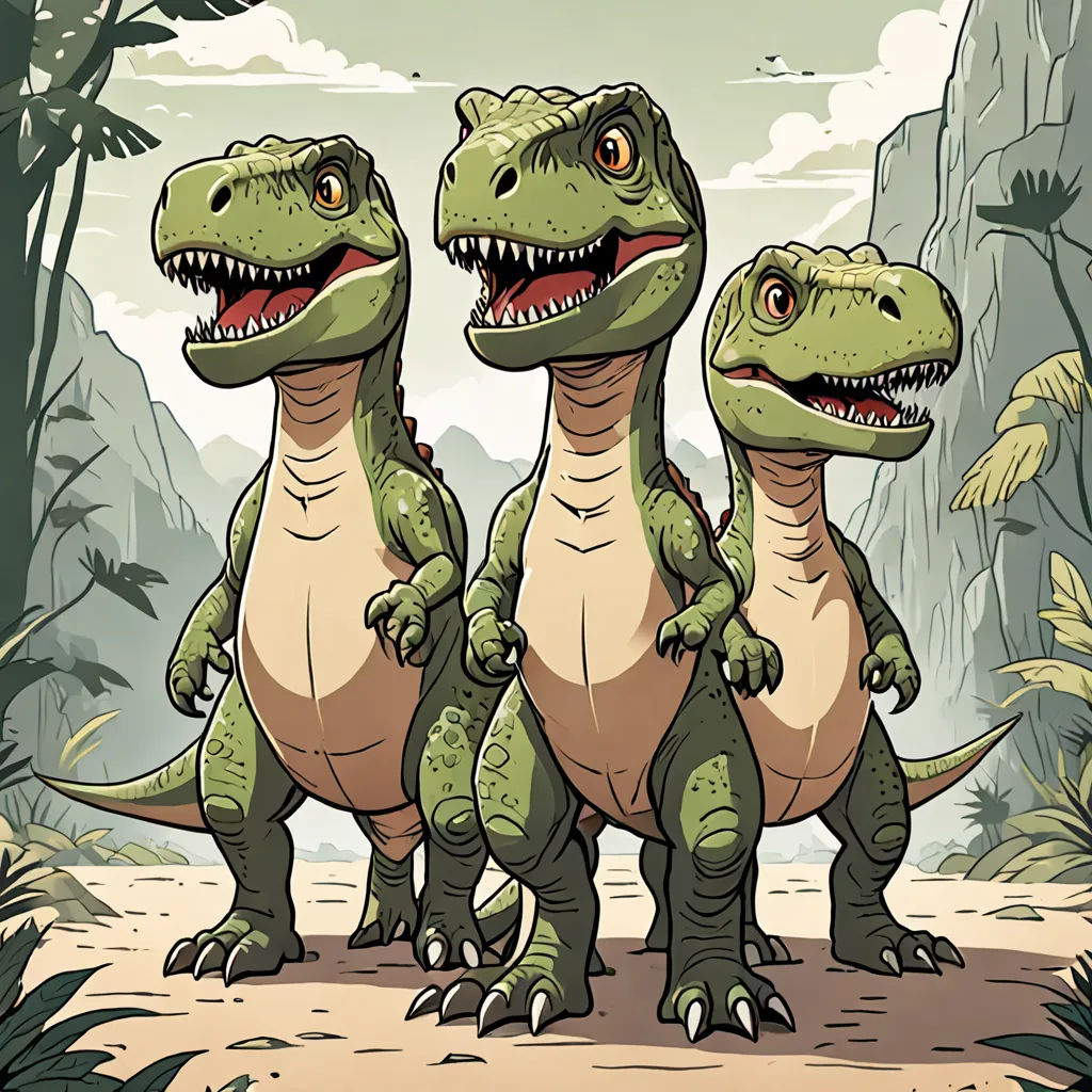 The Three T-Rex's Great Adventure | Story.com