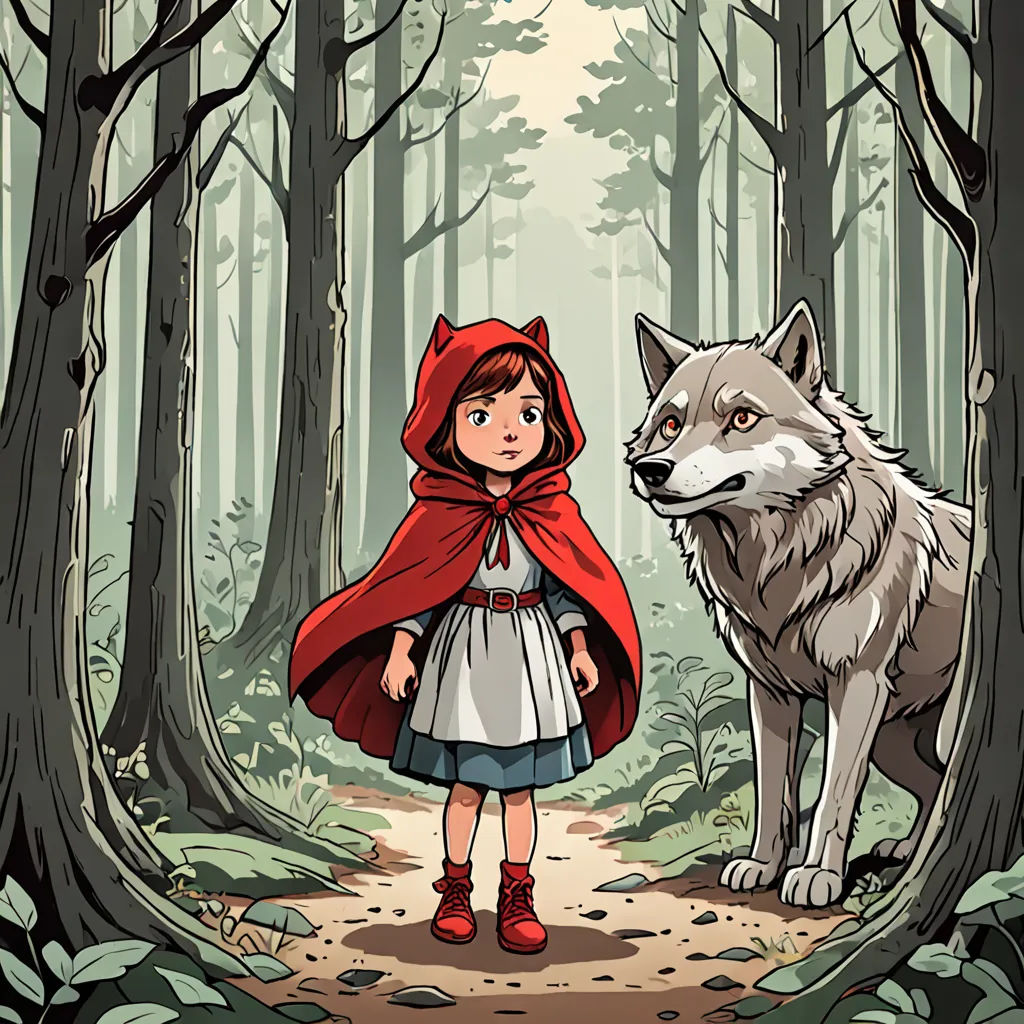 Caperucita Roja Y El Lobo 1,136 En La Categoría «Caperucita Roja Y