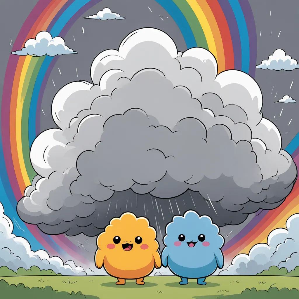 The Colorful Adventures of Pip and the Grumpy Storm Cloud | Story.com