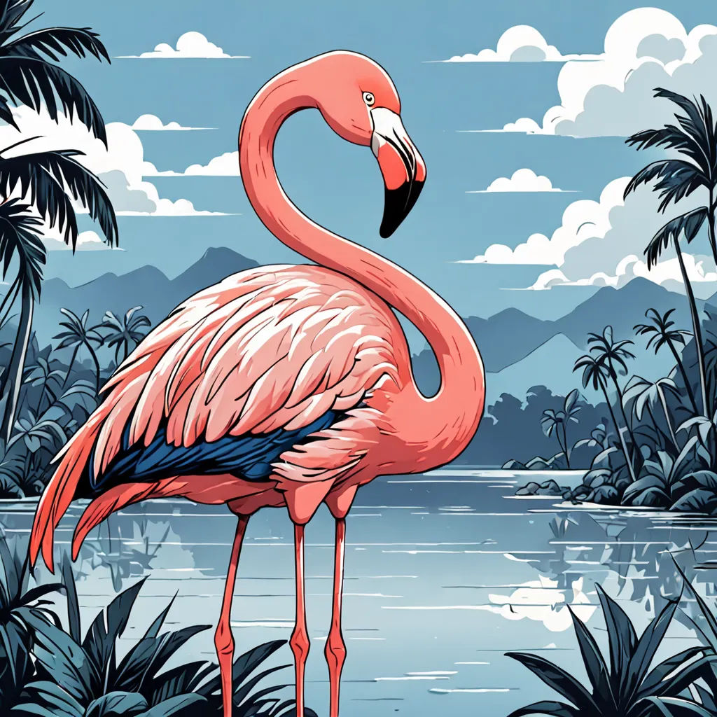 O Flamingo Azul | Story.com