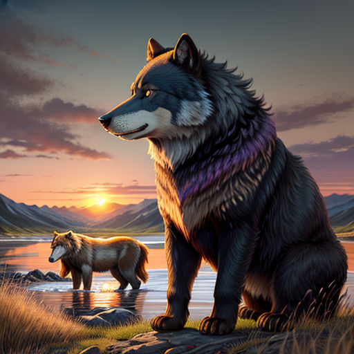 Courage Wolf Wallpaper