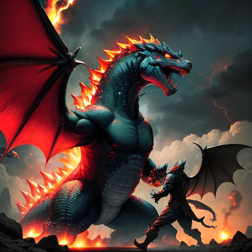 Godzilla vs Dragon | Story.com