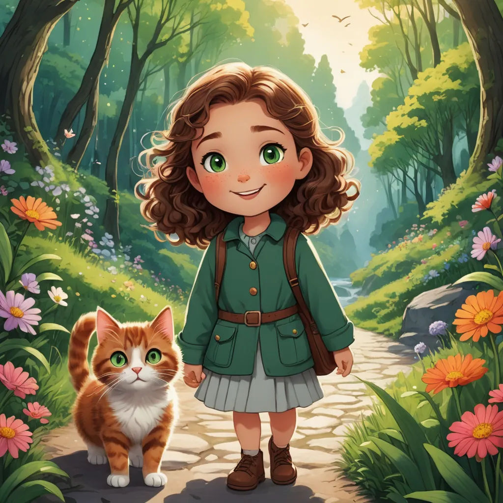 Le Voyage Magique de Léa et son Chat Curieux | Story.com