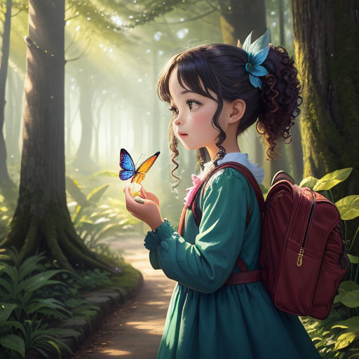 Elsie Enchanted With Friends