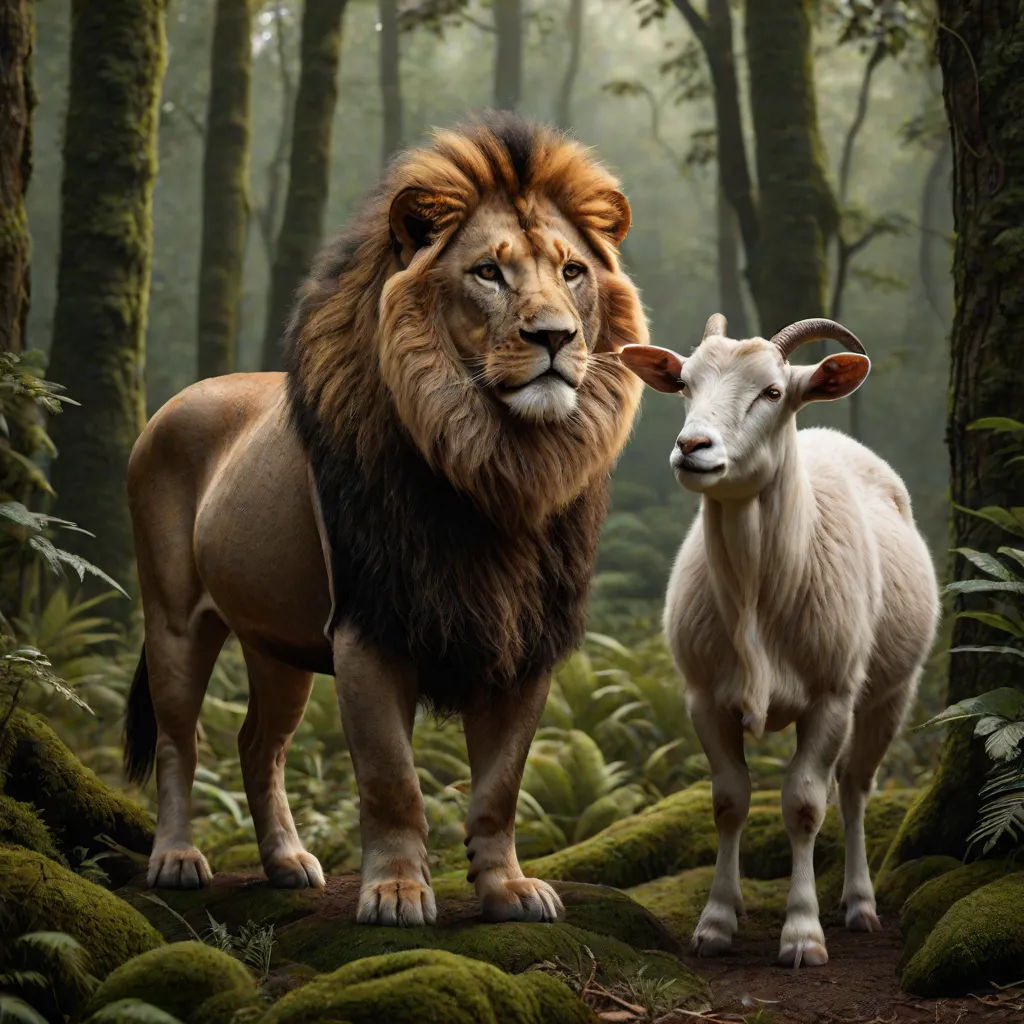 The Lion and the Goat | Story.com